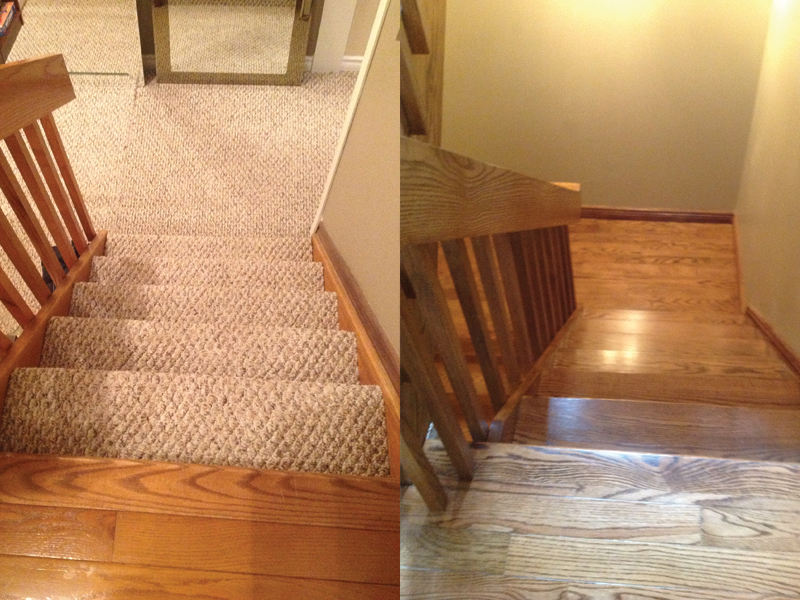 Before and After - Toronto Staircase Renovation